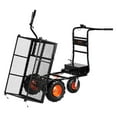 VEVOR Electric Utility Cart, 500lbs Capacity Power Wagon, 36V 432W ...