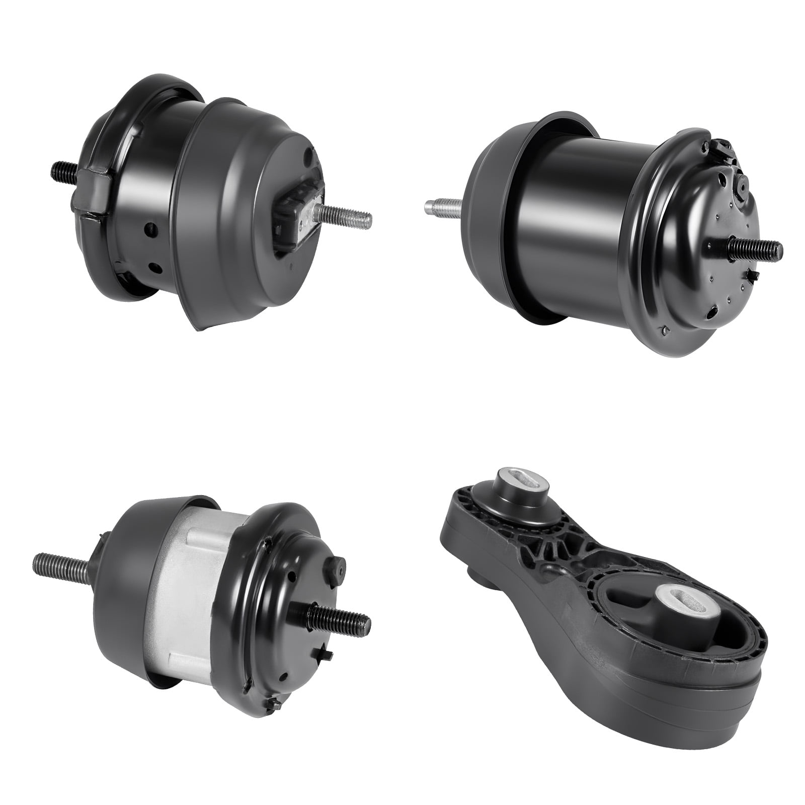 VEVOR Engine and Transmission Motor Mount Kit Replacement, Set of 4 ...