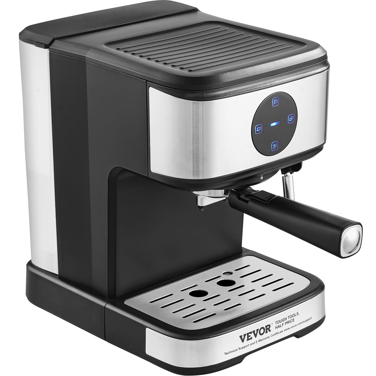 VEVOR Espresso Machine, 15 Bar Semi-Automatic Coffee Maker with Touch ...