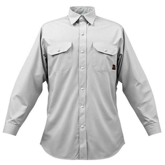 VEVOR FR Shirts for Men, 7oz. Flame Resistant Welding Jacket, Machine ...