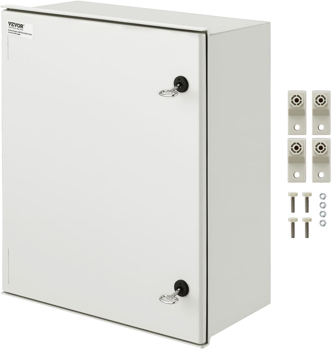 VEVOR Fiberglass Enclosure 19.7 x 15.7 x7.9 Electrical Enclosure Box ...