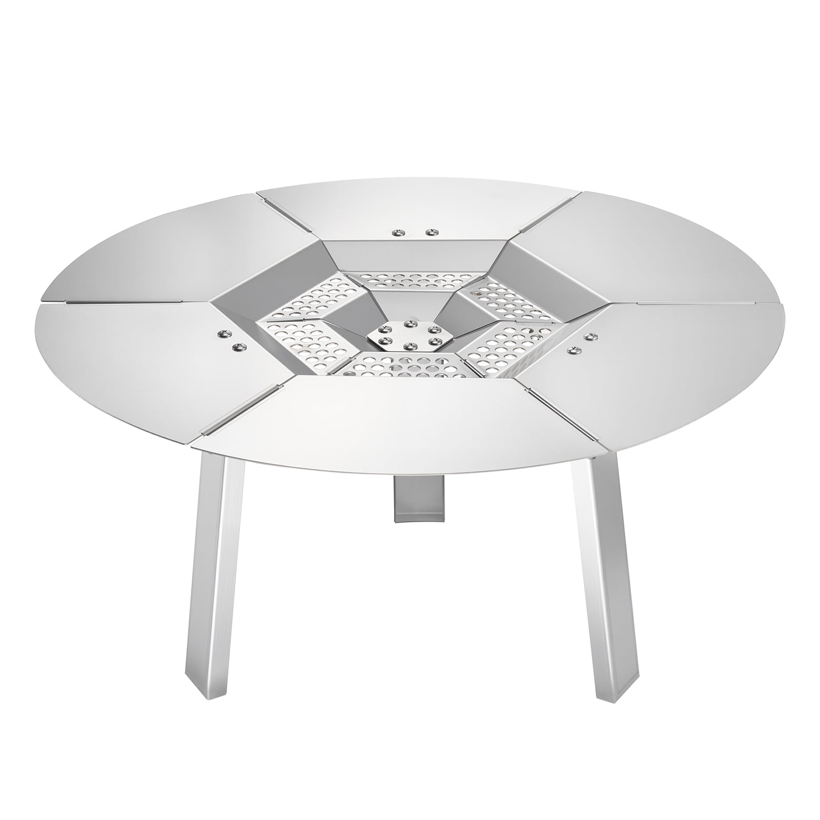VEVOR Fire Pit Heat Deflector for Solo Stove Yukon, 20 inch Bonfire ...