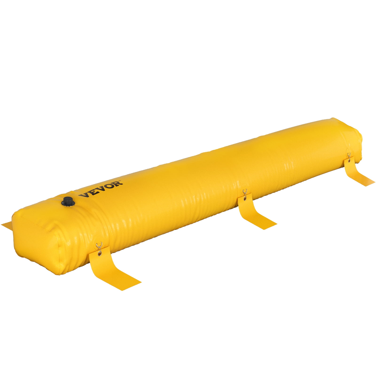 VEVOR Flood Barrier, 12 ft Length x 12 in Height, Reusable PVC Water ...