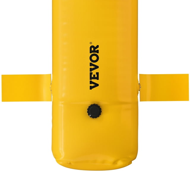 VEVOR Flood Barrier Hydro Barrier, 24ft Length x 12in Height, Reusable ...