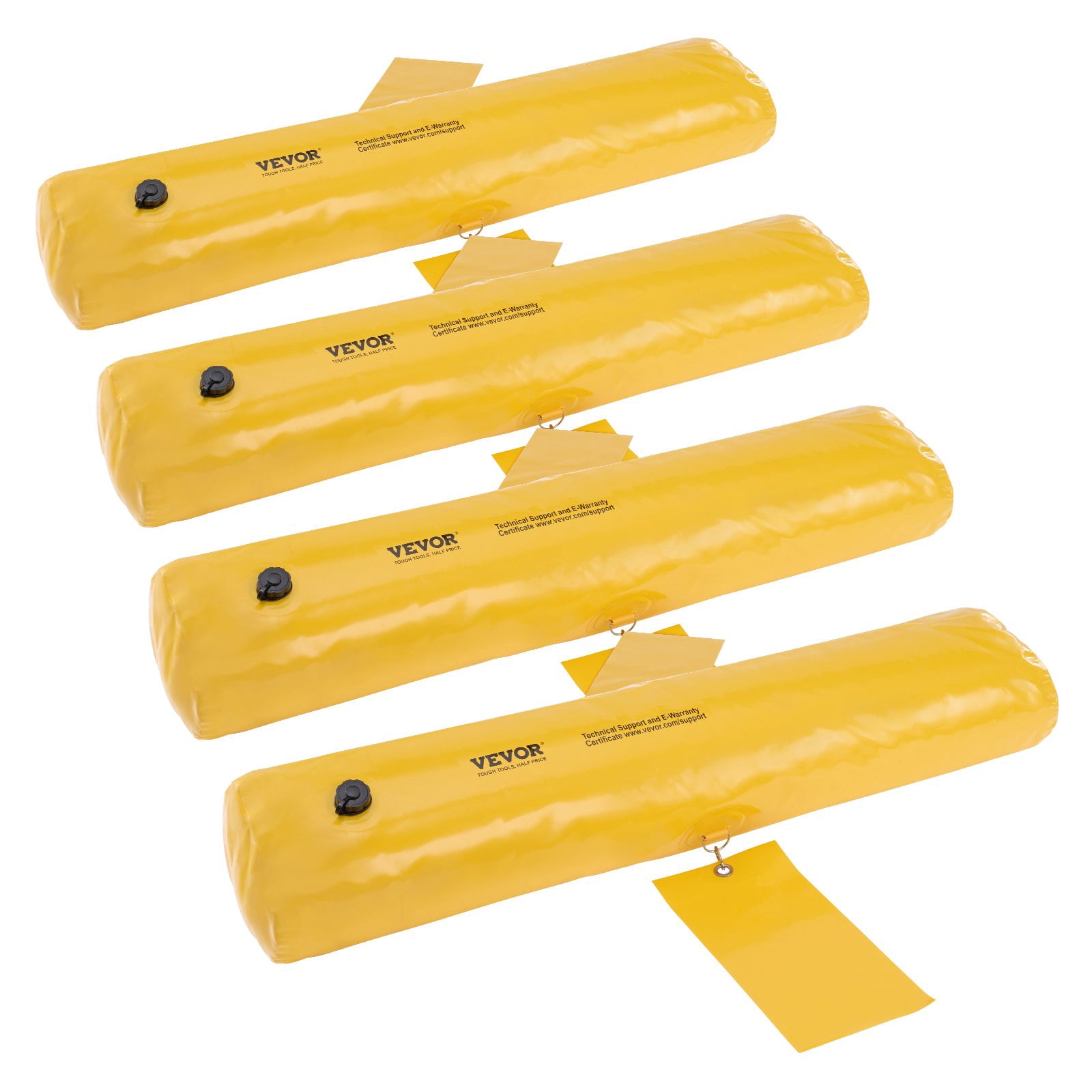 VEVOR Flood Barriers, Sandbag Alternative Flood Bags 4 Pack, Flood ...
