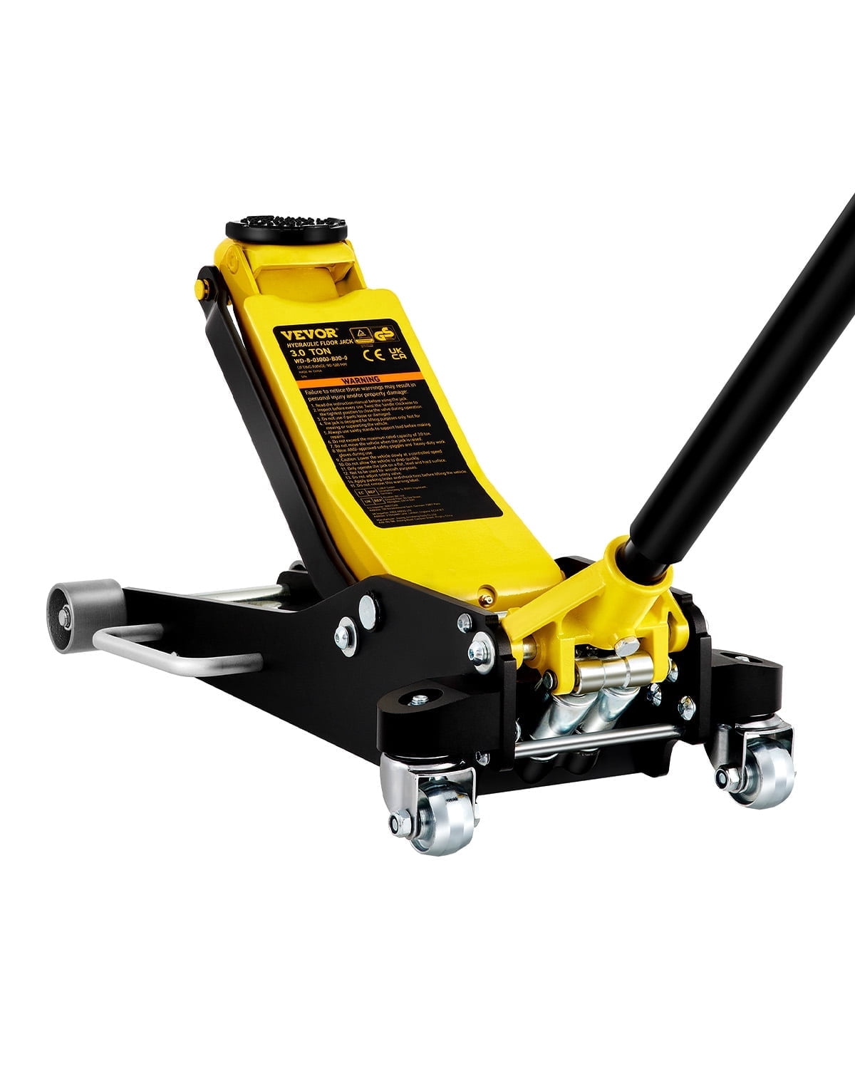 VEVOR Ton Low Profile Floor Jack, Aluminum and Steel Racing Floor Jack ...