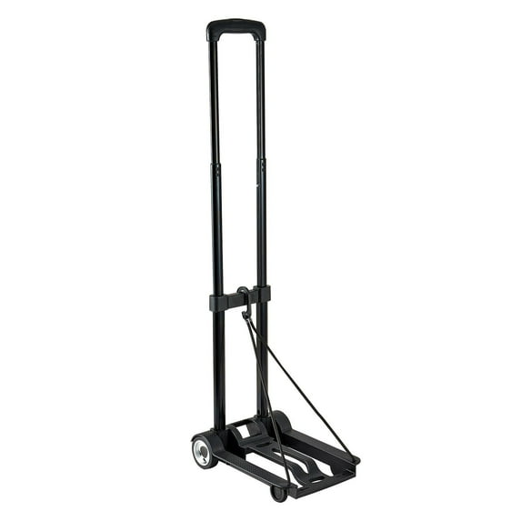 VEVOR Folding Hand Truck, 110 lbs Load Capacity, Collapsible Luggage ...