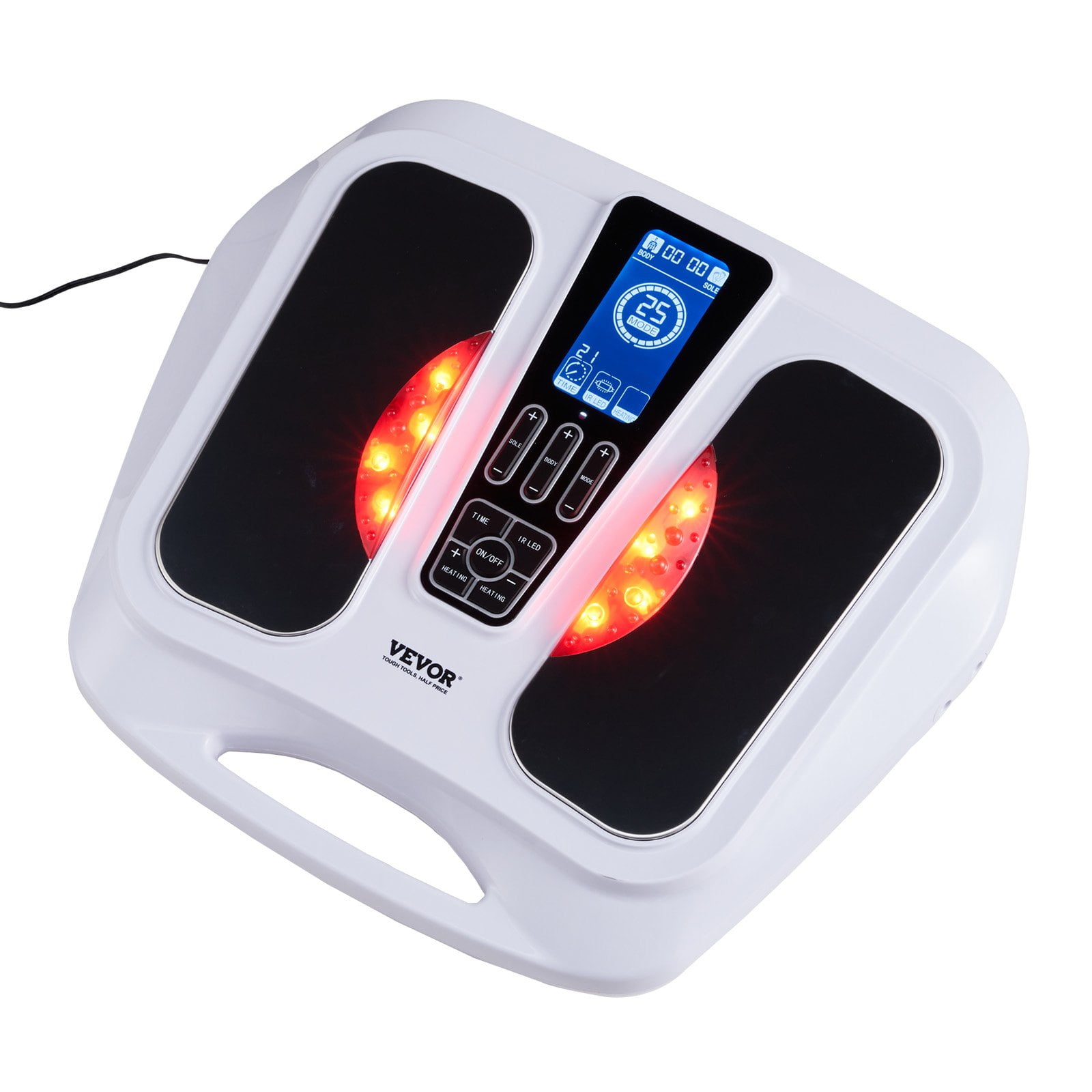 VEVOR Foot Circulation Stimulator with Heat – EMS & TENS Foot ...