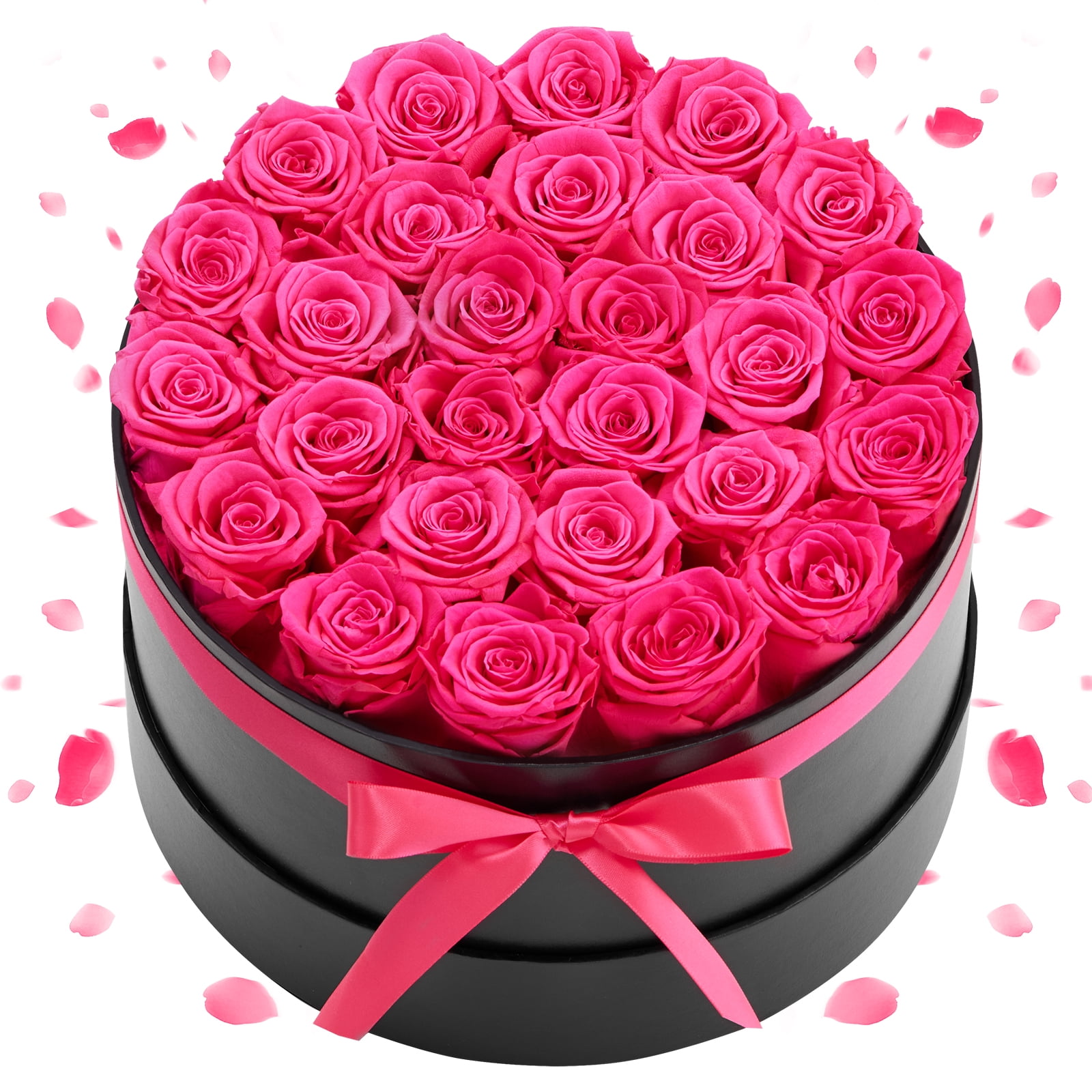 VEVOR Forever Flowers, 27 Preserved Roses in a Box, Eternal Flowers ...