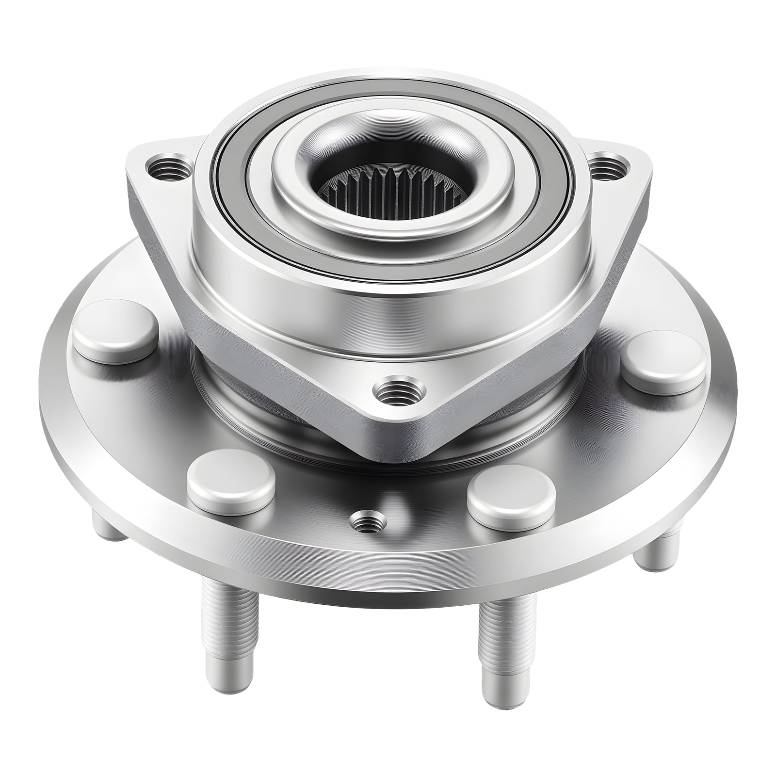 VEVOR Front/Rear Wheel Bearing & Hub Assembly Fit for 2016-2017 Chevy ...