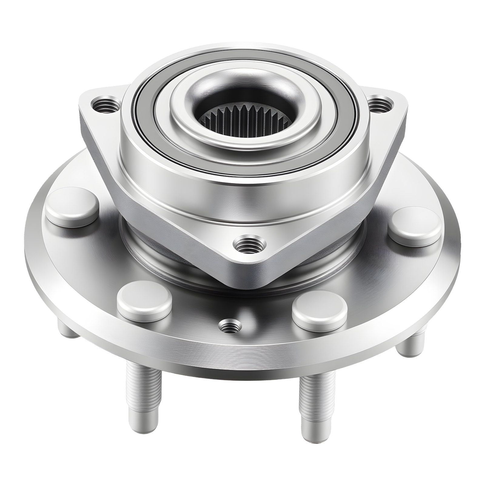 VEVOR Front/Rear Wheel Bearing & Hub Assembly Fit for 2016-2017 Chevy ...