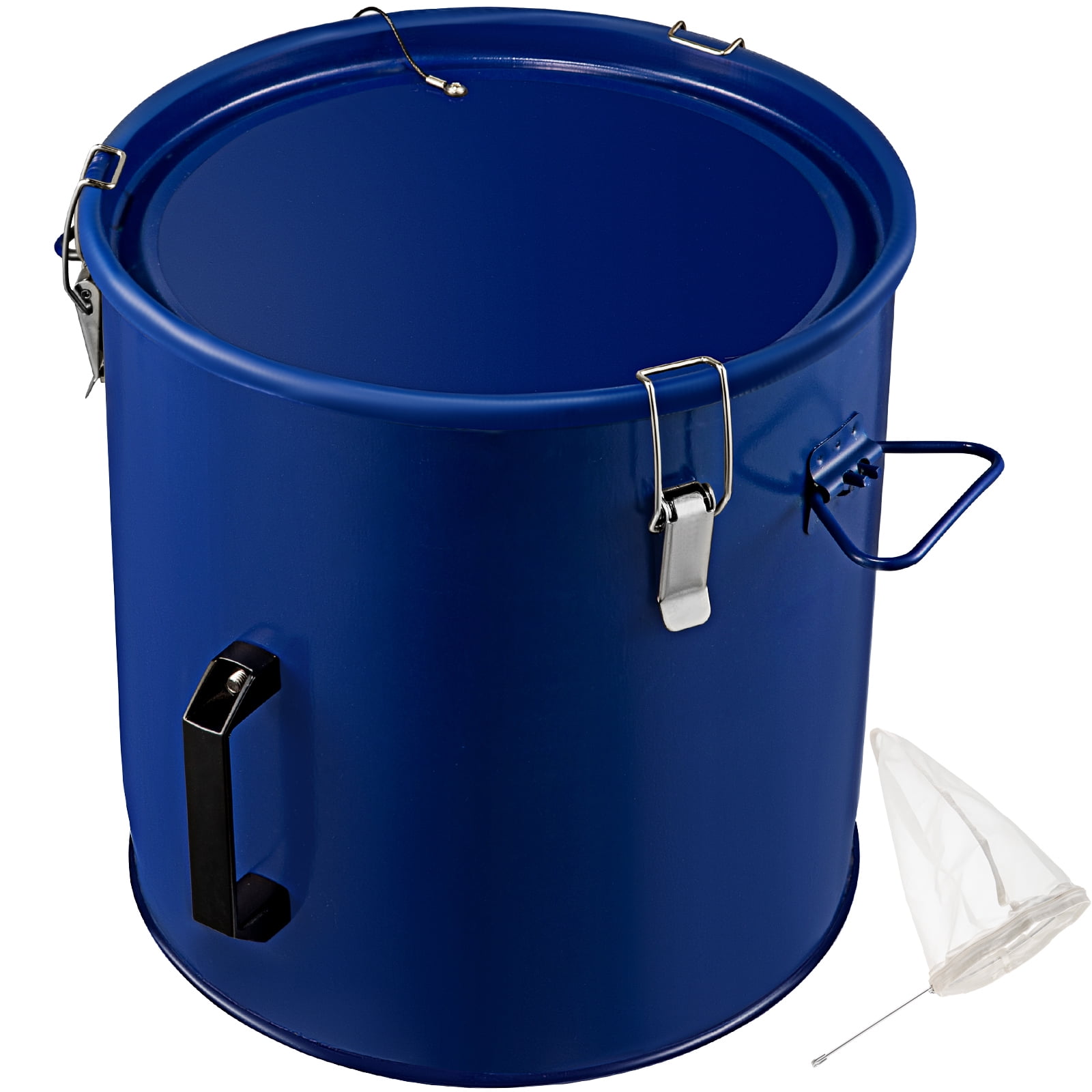 VEVOR Fryer Grease Bucket 10 Gal, Oil Disposal Caddy Steel Fryer Oil ...
