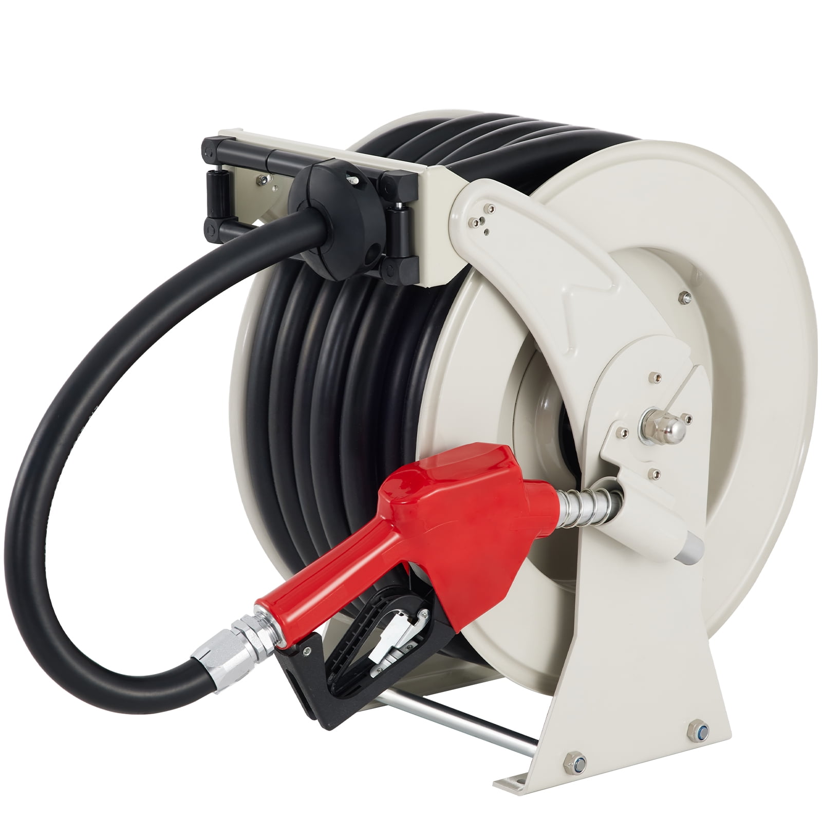 VEVOR Fuel Hose Reel, 3/4" x 66' Extra Long Retractable Diesel Hose ...