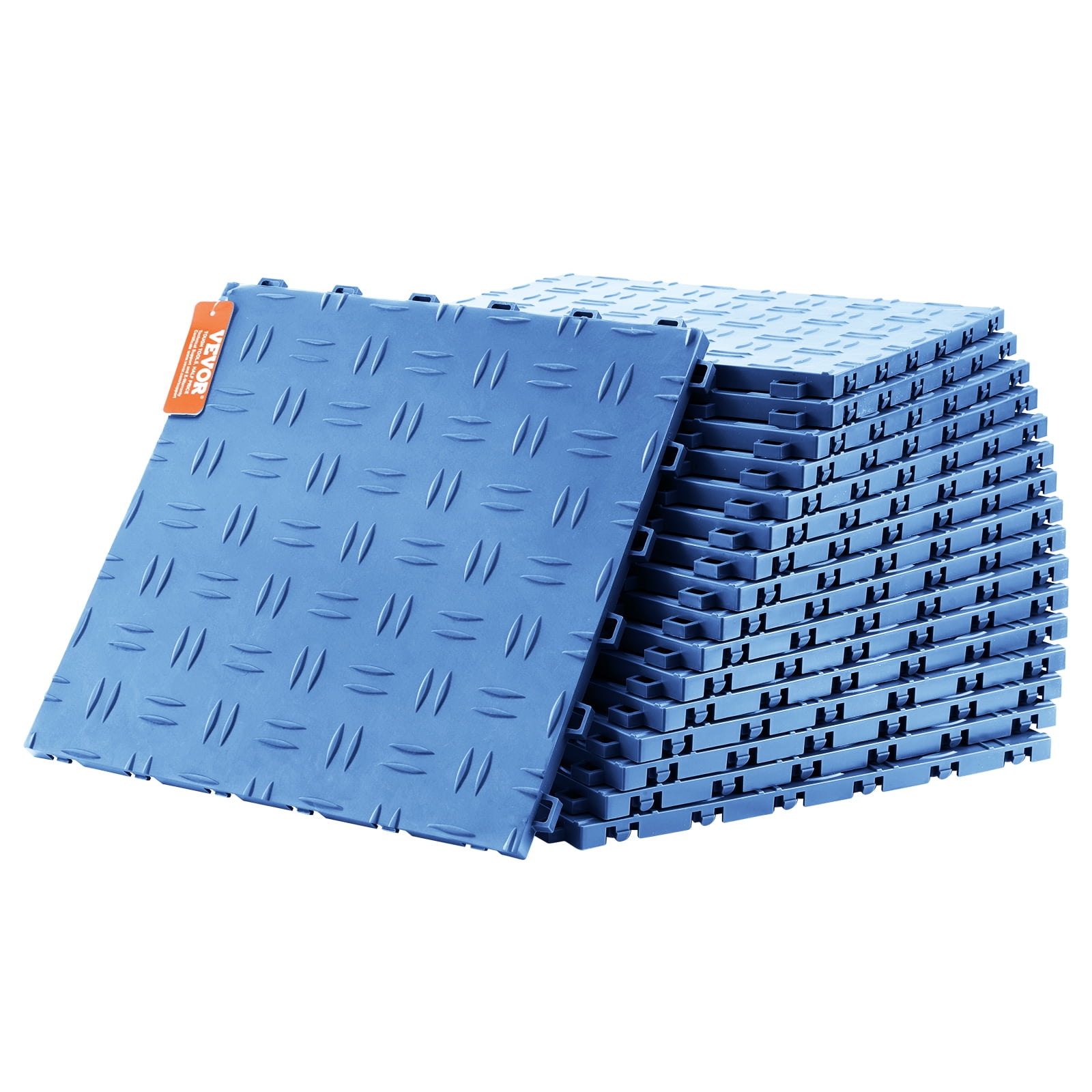 VEVOR Garage Tiles Interlocking, 12 x 12 x 0.53 inch 50 Pack Garage ...