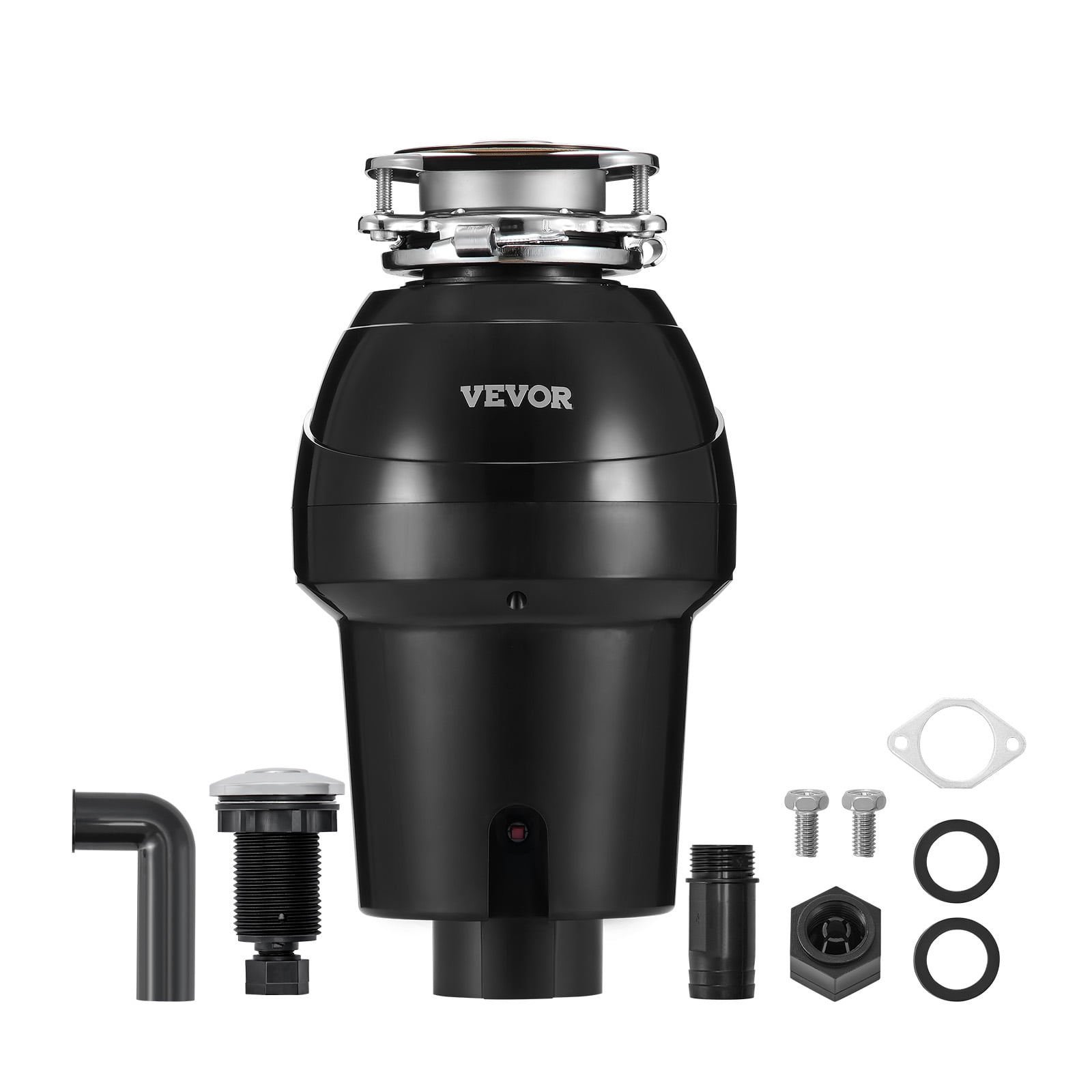 VEVOR Garbage Disposal, 1.25HP 3360RPM Continuous Feed Food Waste ...