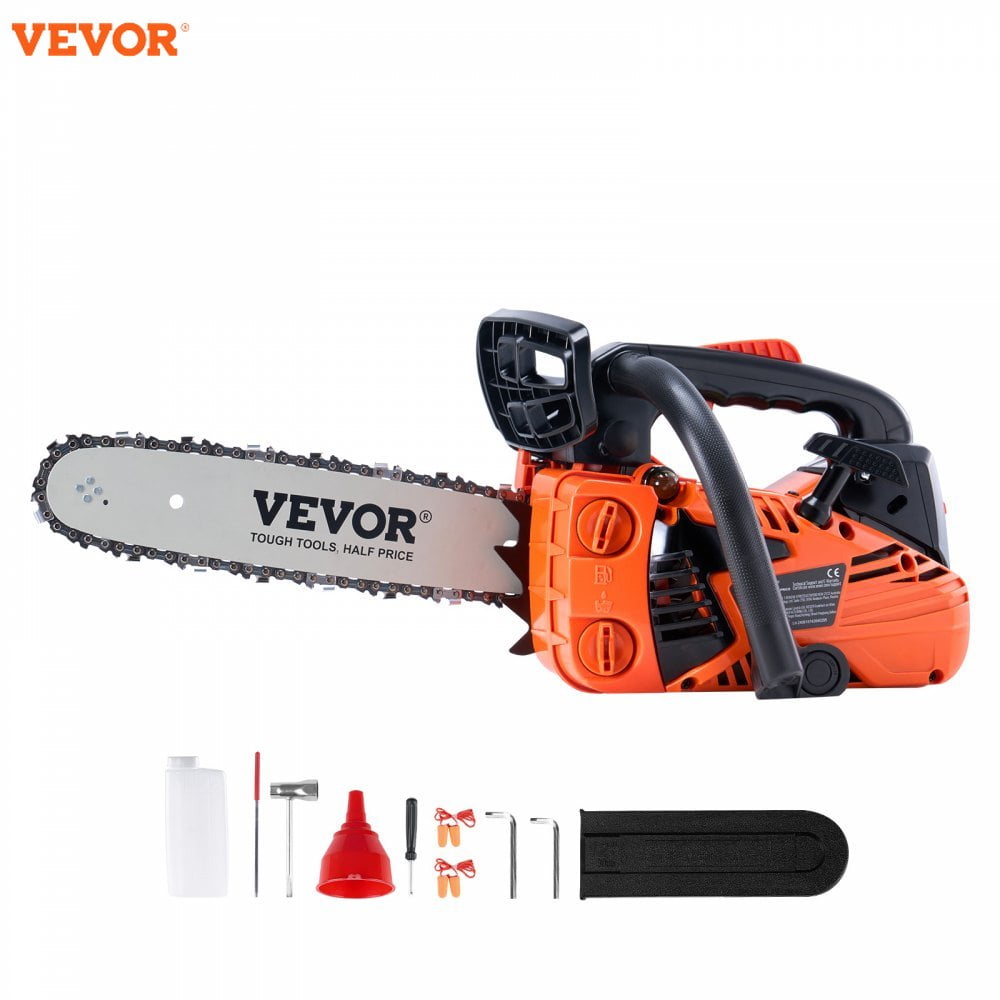 VEVOR Gasoline Chainsaw Gas Powered Wood Cutting Engine Handheld ...