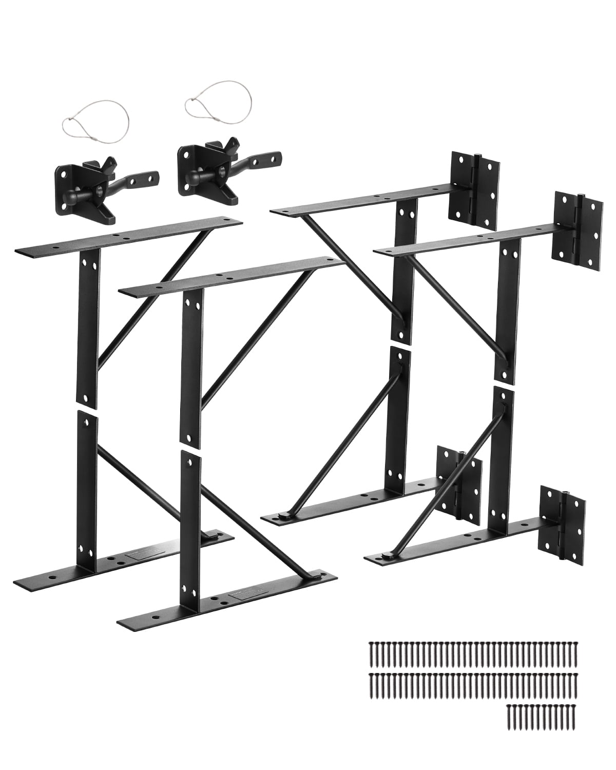 VEVOR Gate Corner Brace Bracket, 2 Sets, Anti Sag Gate Frame Hardware ...