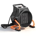 VEVOR Greenhouse Heater, 1500W Electric PTC Space Heater with Fan, Low ...