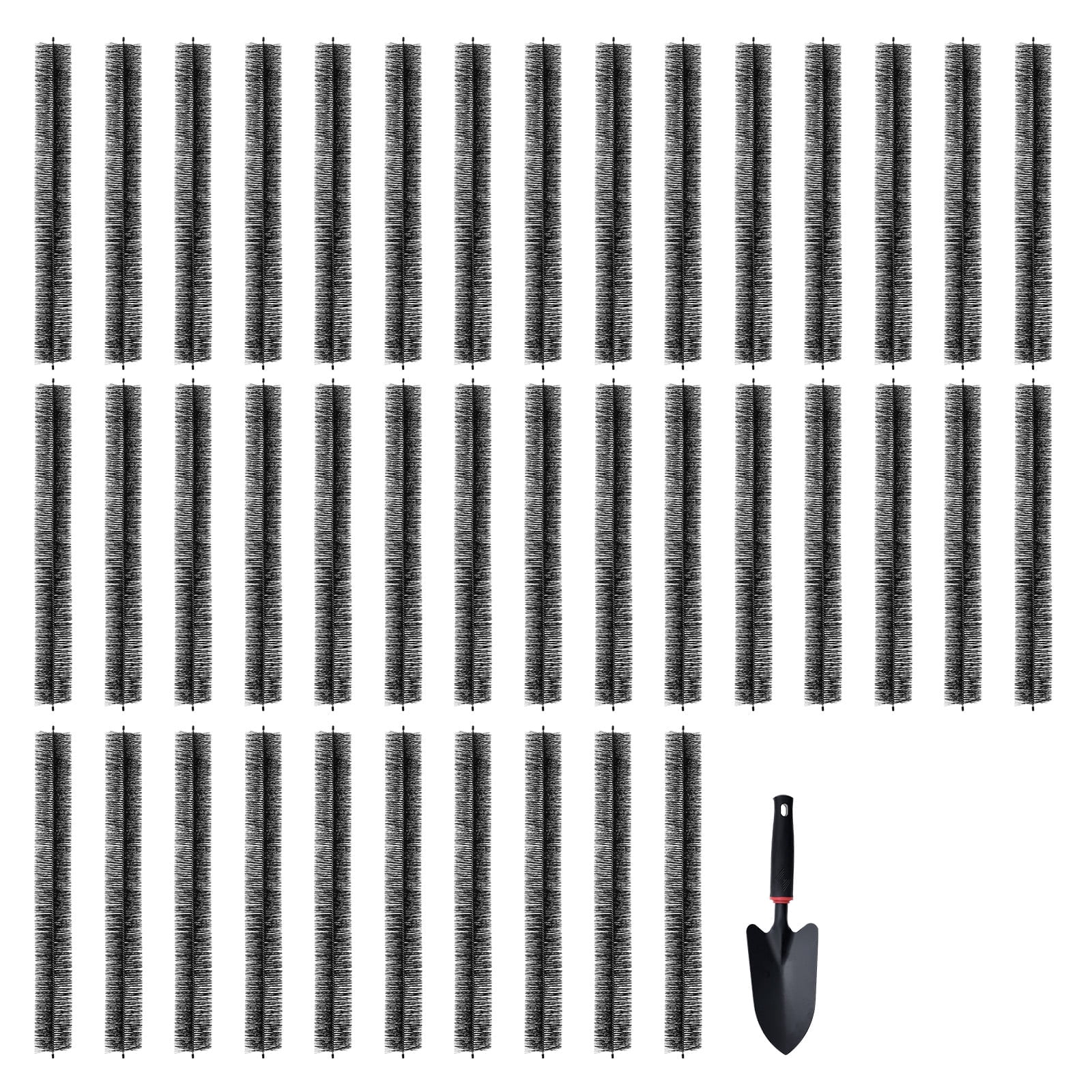 VEVOR Gutter Brush, 120 Feet Total Length 4.33 inch Diameter Gutter ...