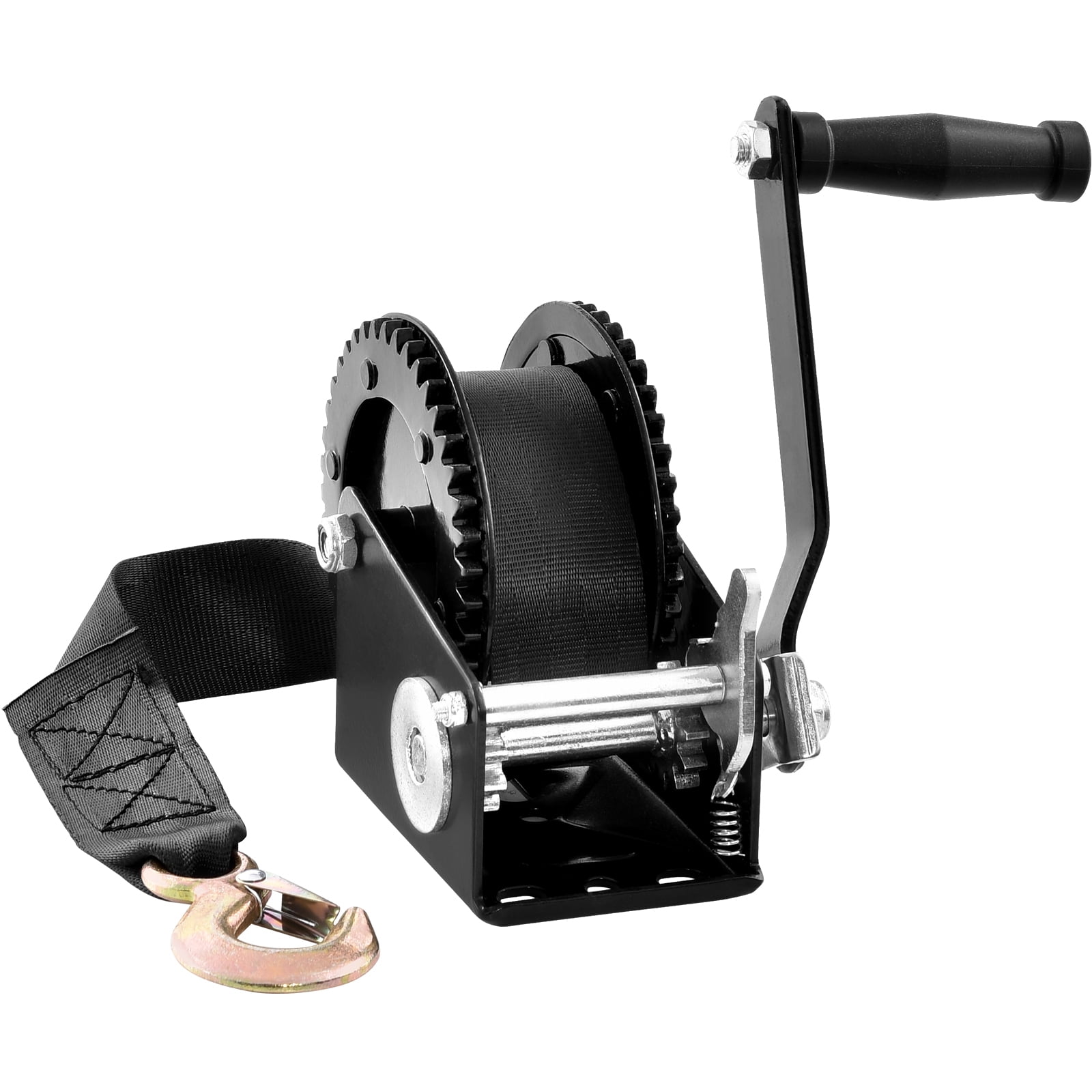 VEVOR Hand Winch, 2000 lbs Pulling Capacity, Boat Trailer Winch Heavy ...