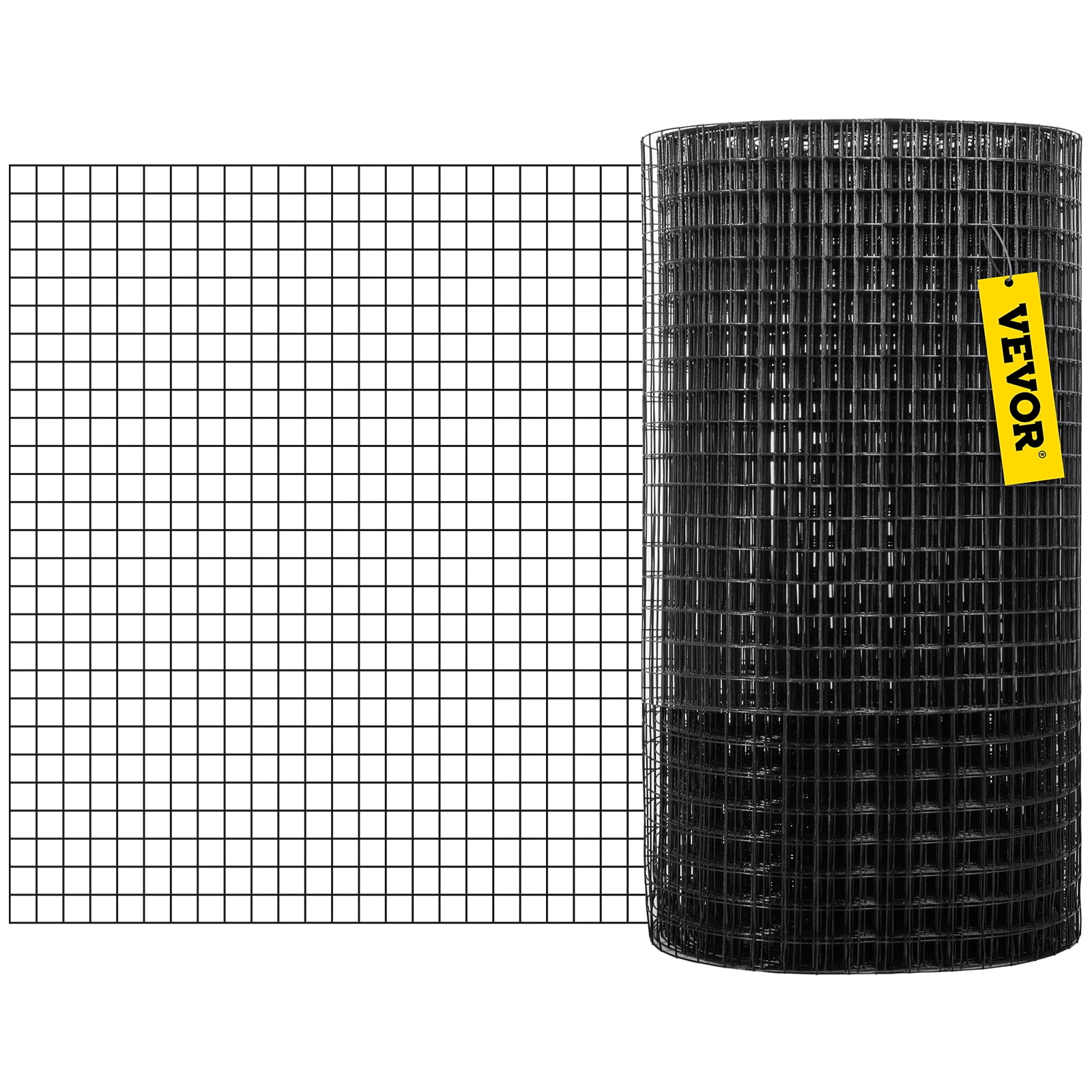VEVOR Hardware Cloth, 48" x 50' & 1"x1" Mesh Size, Galvanized Steel Vinyl Coated 16 gauge Welded ...