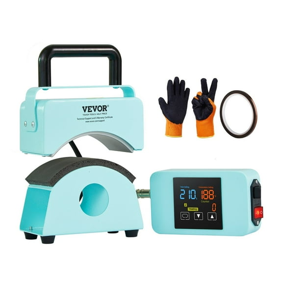 VEVOR Hat Press Machine Mini Hat Heat Press for Caps 5.9x3.15 inch ...