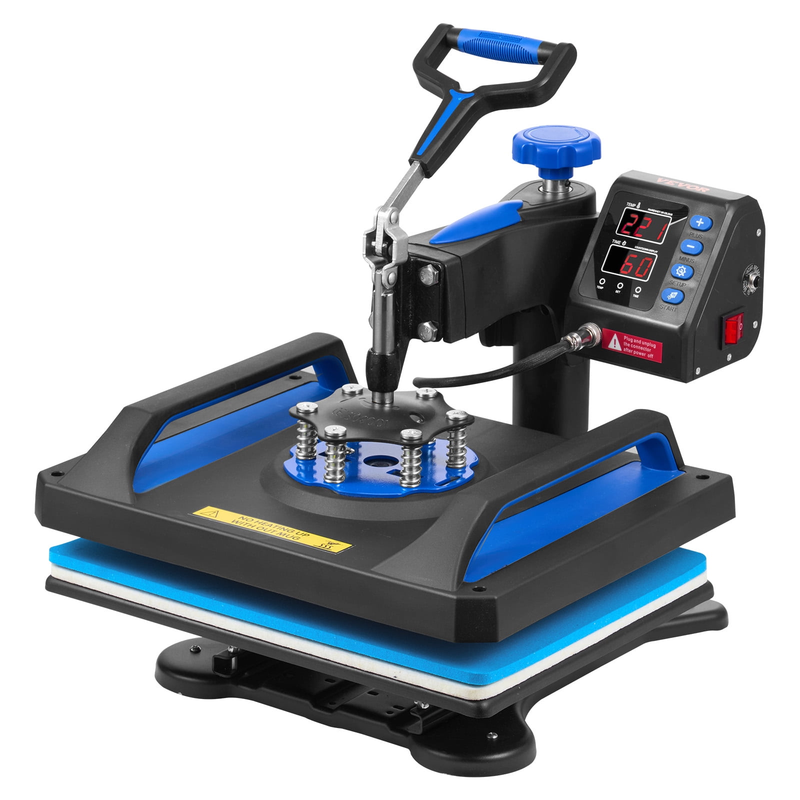 VEVOR Heat Press Machine, 12 x 15 Inches, Fast Heating, 360 Swing Away ...