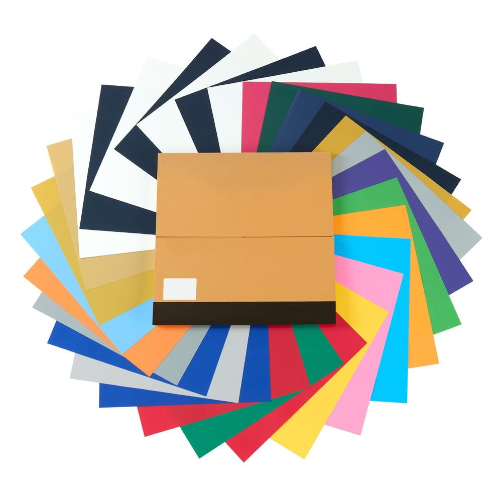 VEVOR Heat Transfer Vinyl HTV Iron on Vinyl Bundle 30 Pack 12 x 12 in ...