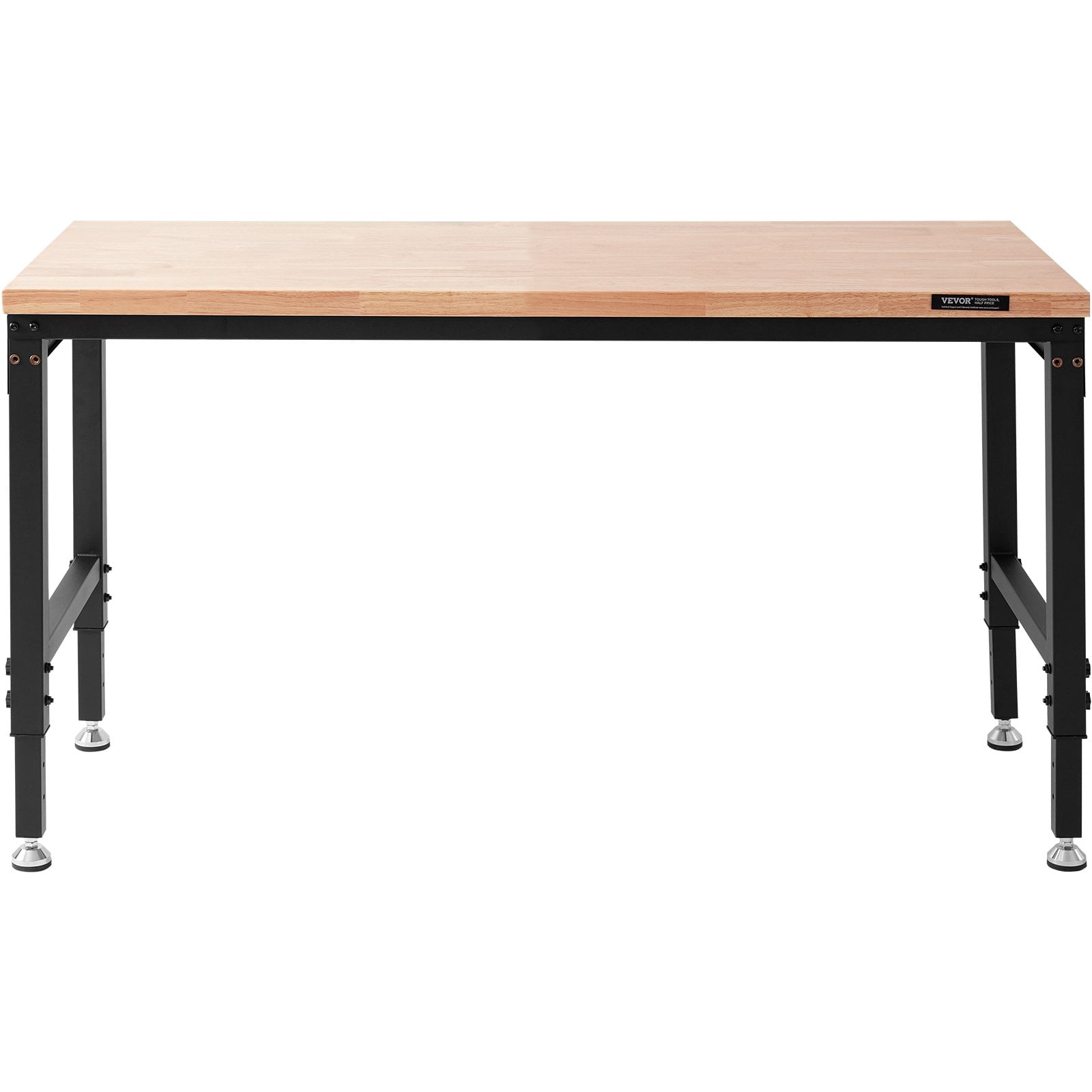 VEVOR Heavy-Duty A3 Steel Workbench with Hardwood Top, 220lbs Capacity ...
