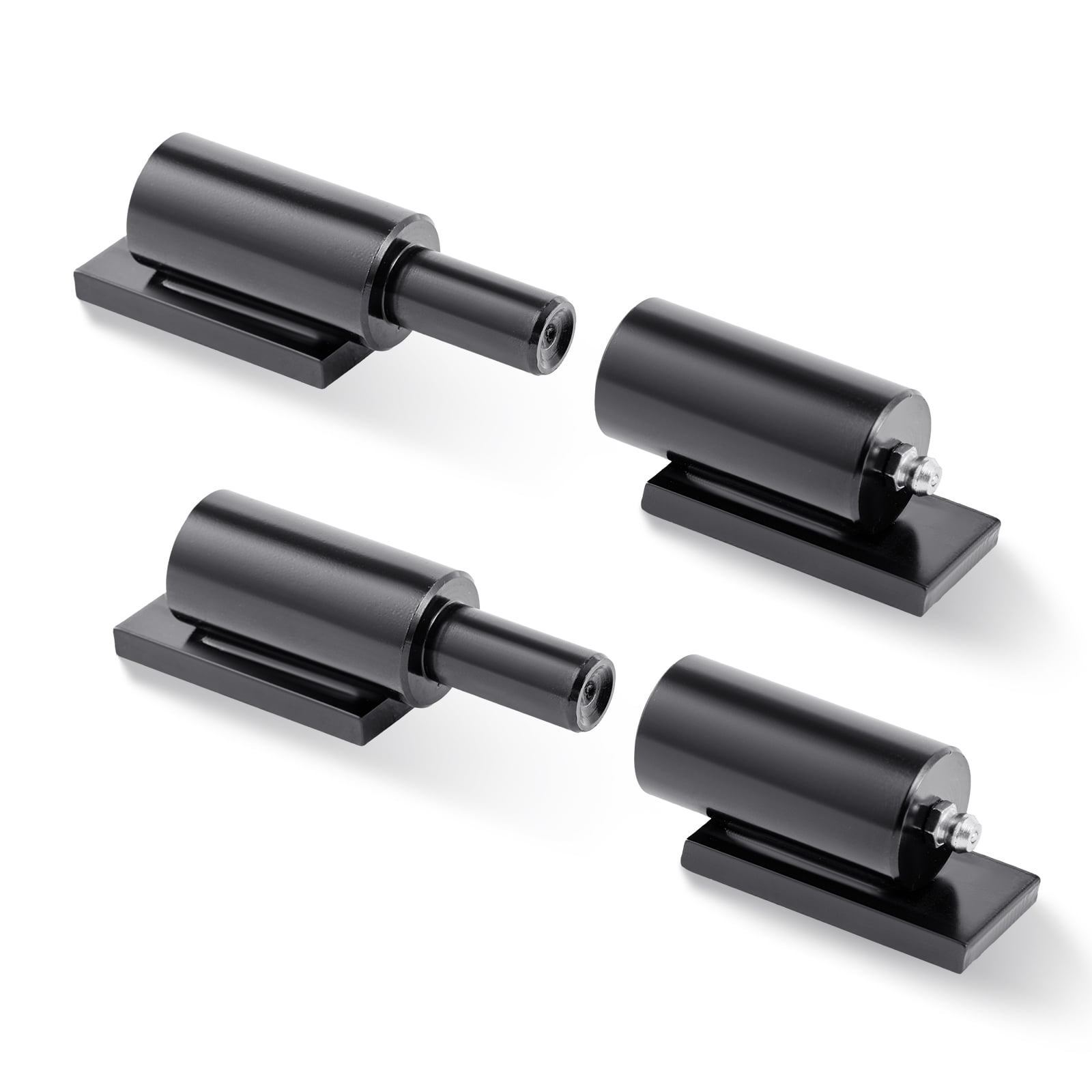 VEVOR Heavy Duty Gate Hinges, 2-Pack 7-Inch Barrel Gate Hinge, Weld On ...