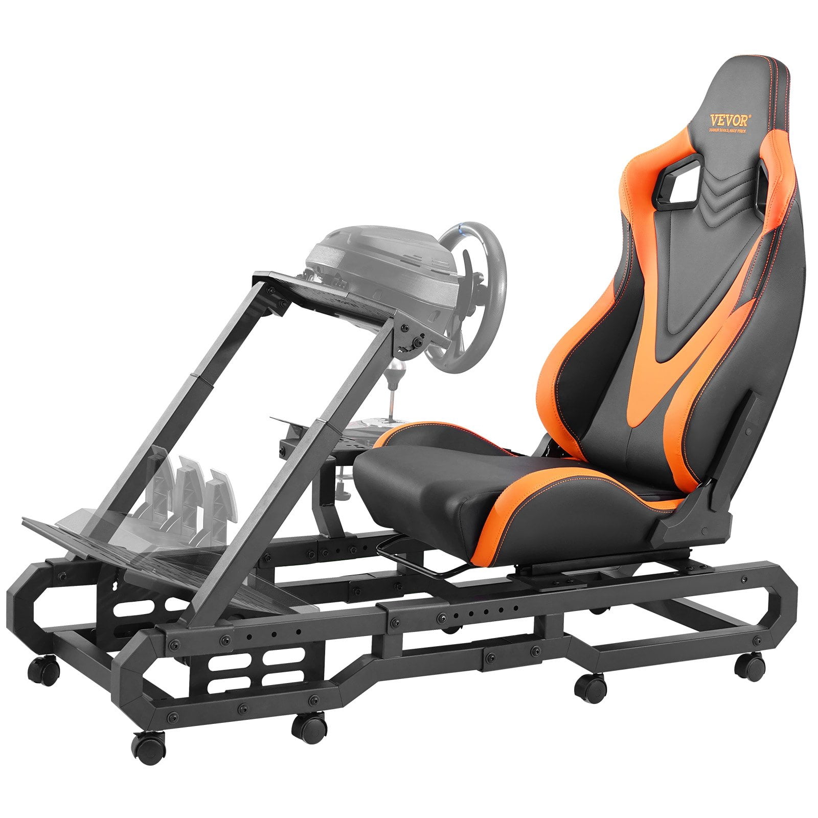 VEVOR Heavy Duty Racing Wheel Stand - Compatible with Logitech G923 ...