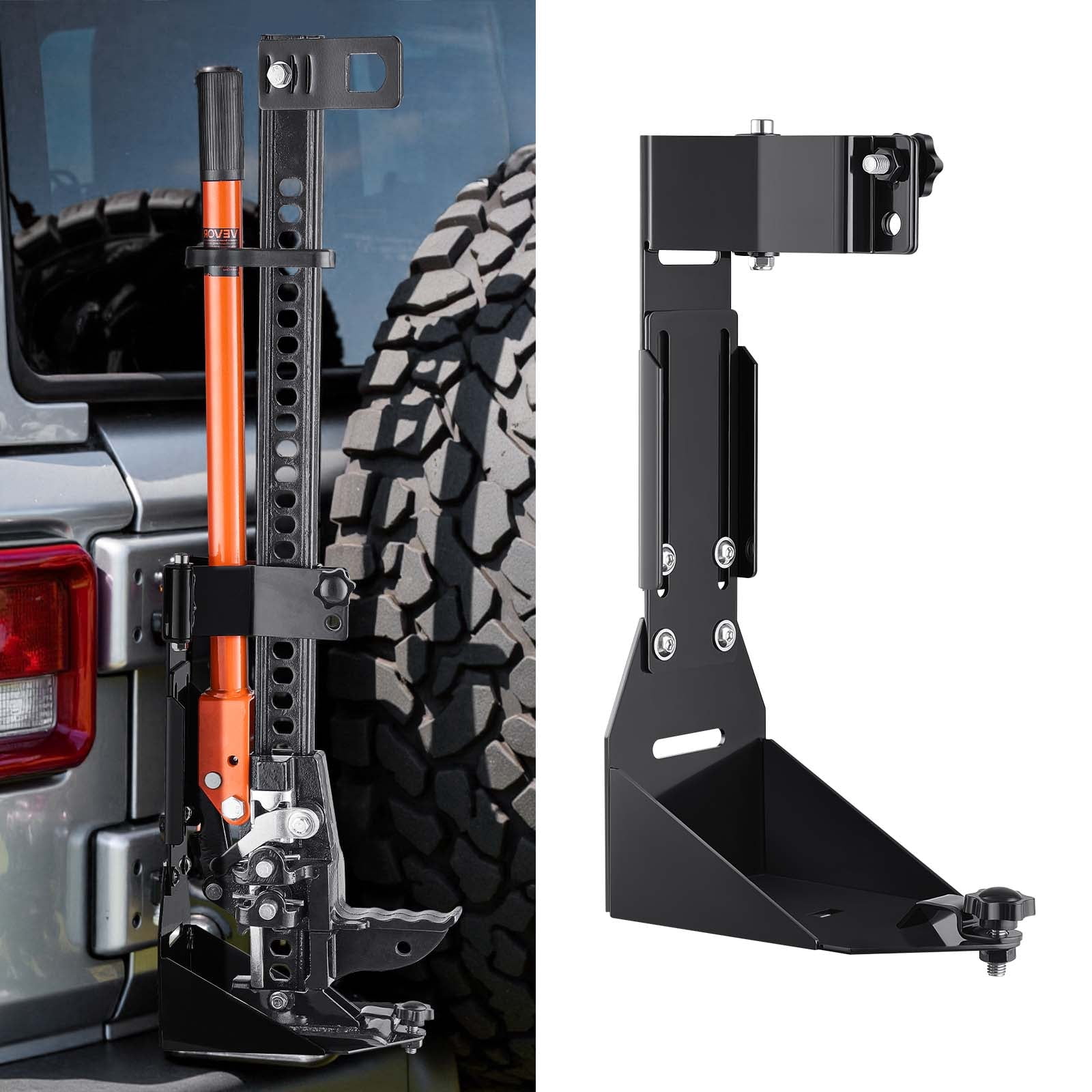 VEVOR High Lift Jack Mount Bracket, Farm Jack Holder Mounting Bracket ...