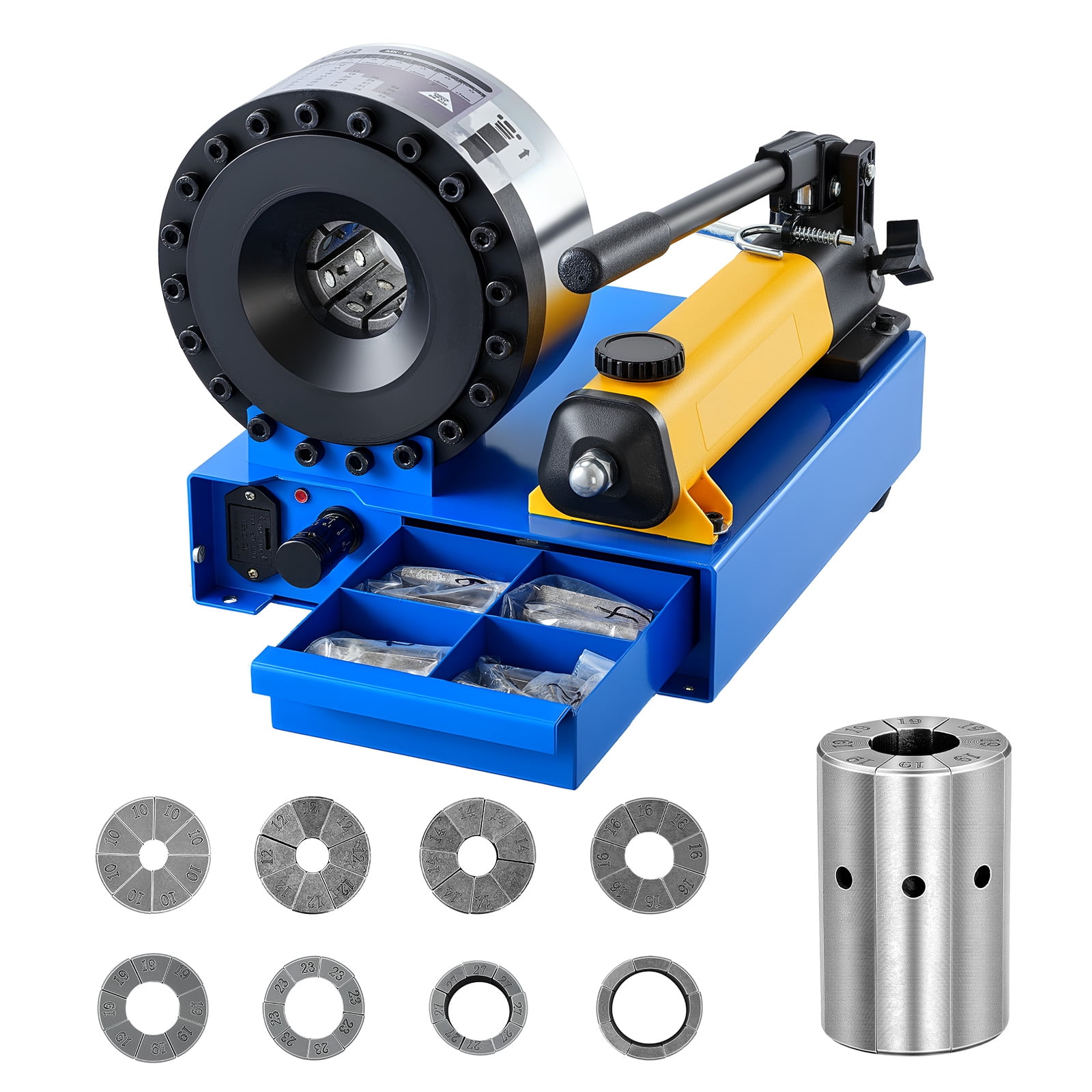 VEVOR High Pressure Hydraulic Hose Crimper, Manual Hose Crimping Tool ...