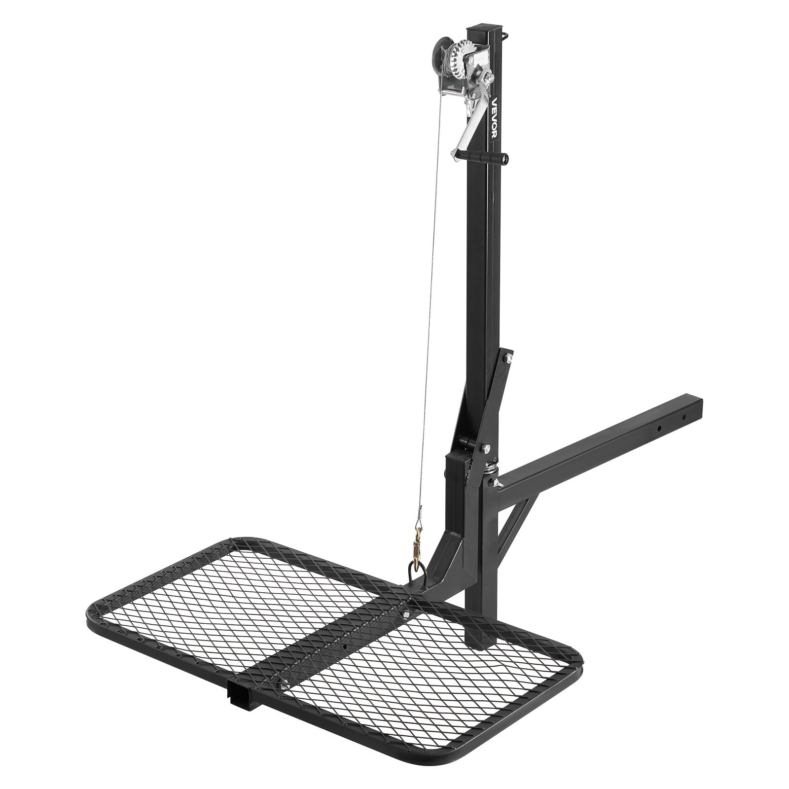 VEVOR Hitch Deer Hoist with Lifting System Platform, 300 lbs Load ...