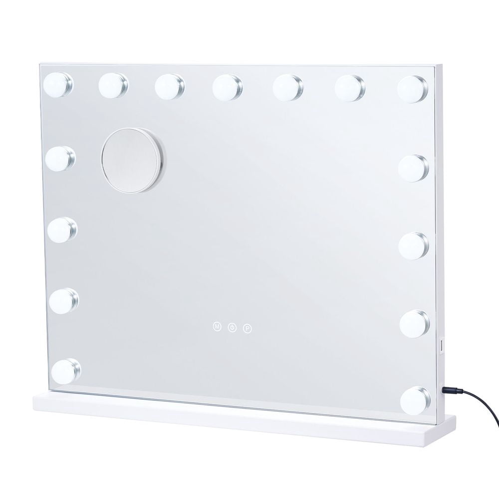 VEVOR Hollywood Vanity Mirror With Lights w/ USB Desktop Wall-mount 22 ...