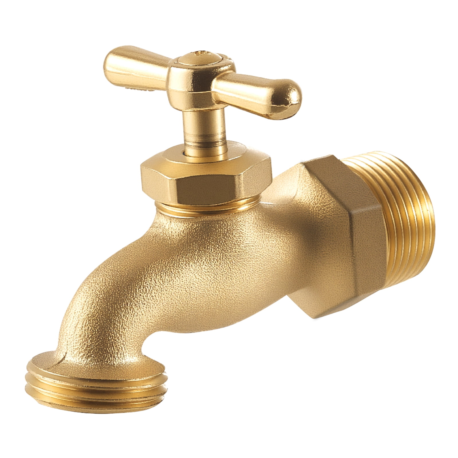 VEVOR Hose Bibb, 3/4" MIP x 3/4" MHT Connection, Multi-Turn Garden ...