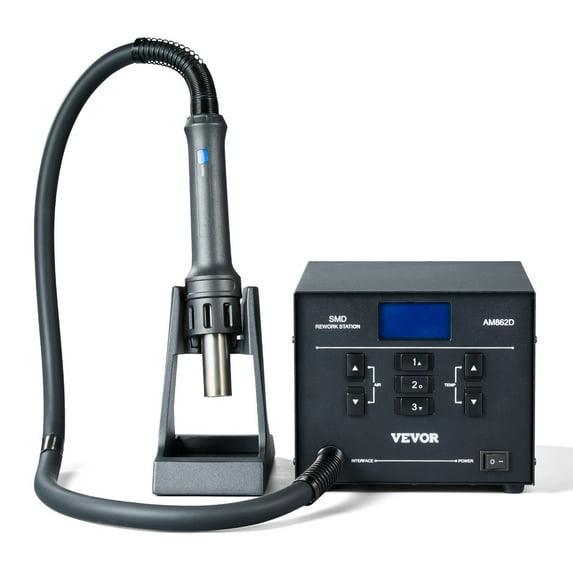 VEVOR Hot Air Rework Station, 1000W Digital SMD Rework Station, 212 ...