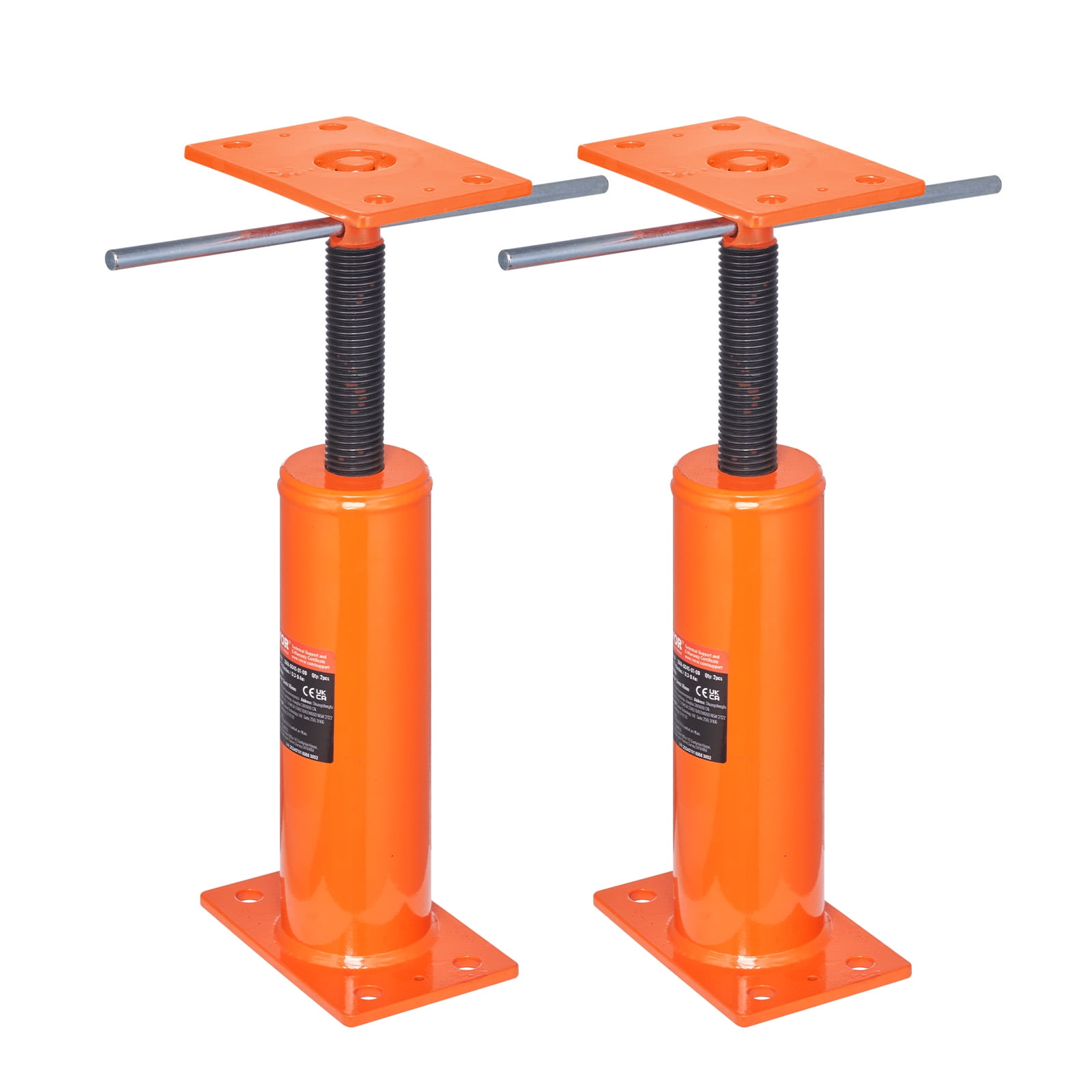 VEVOR House Floor Jacks, 2 Pack, 12"-16" Height Range, 9700 lbs Max ...