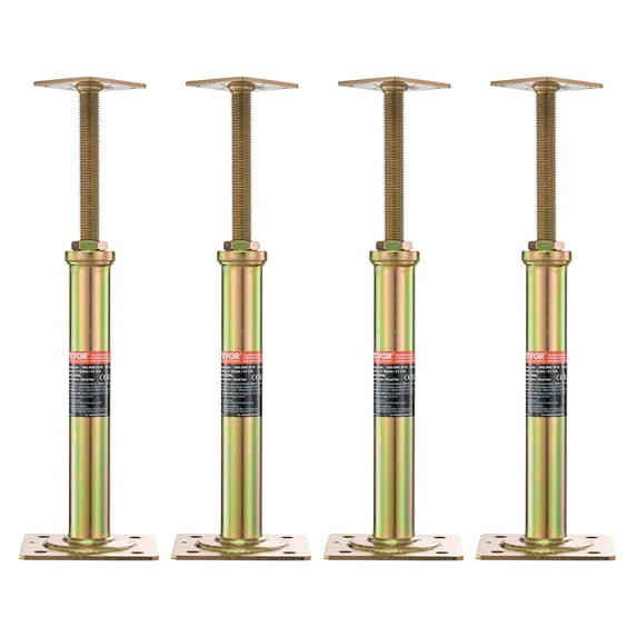 VEVOR House Floor Jacks, 4 Pack, 11.6"-16" Height Range, 2500 lbs Max ...