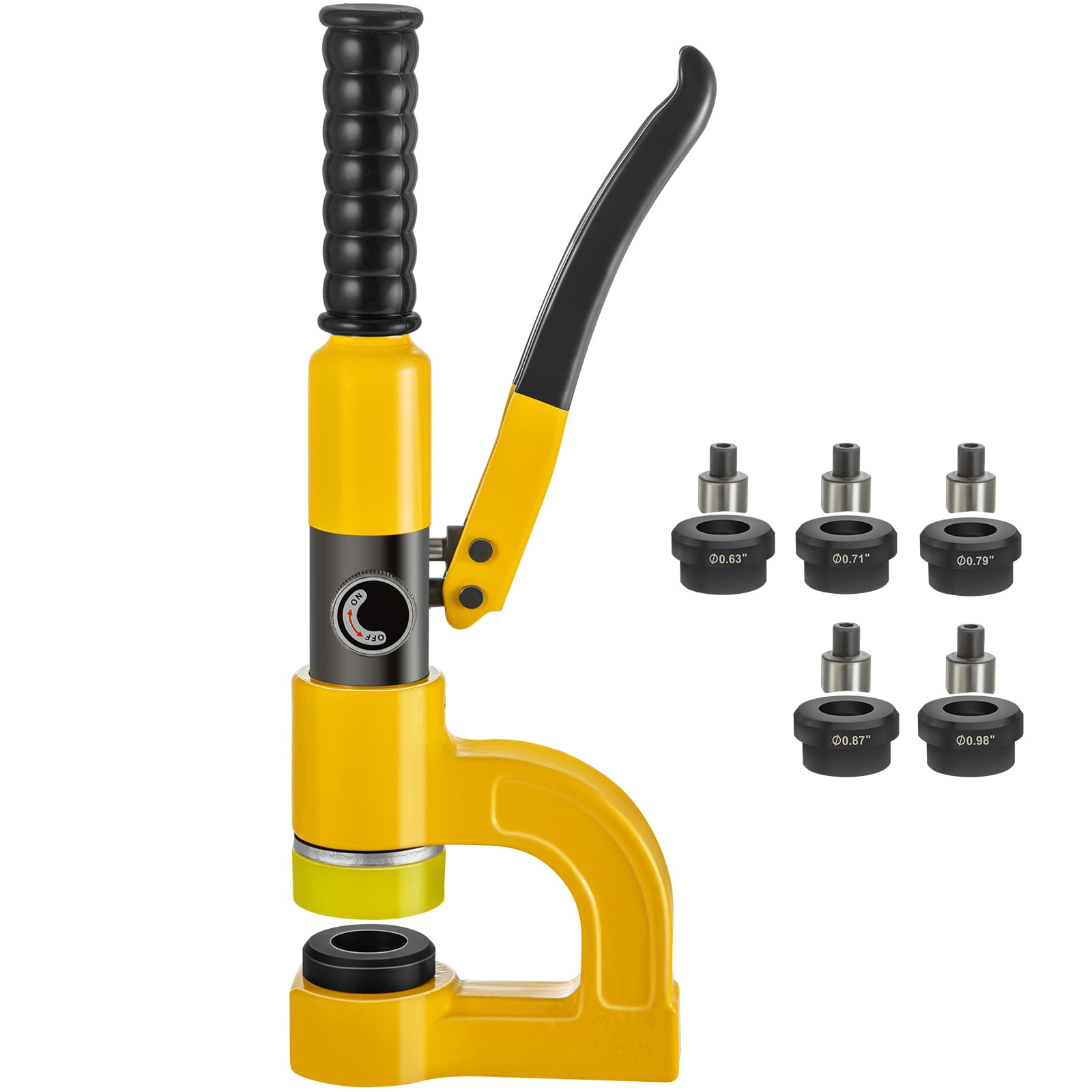 Free Shipping! VEVOR Hydraulic Hole Punching Machine, 6 Ton Manual Hole ...