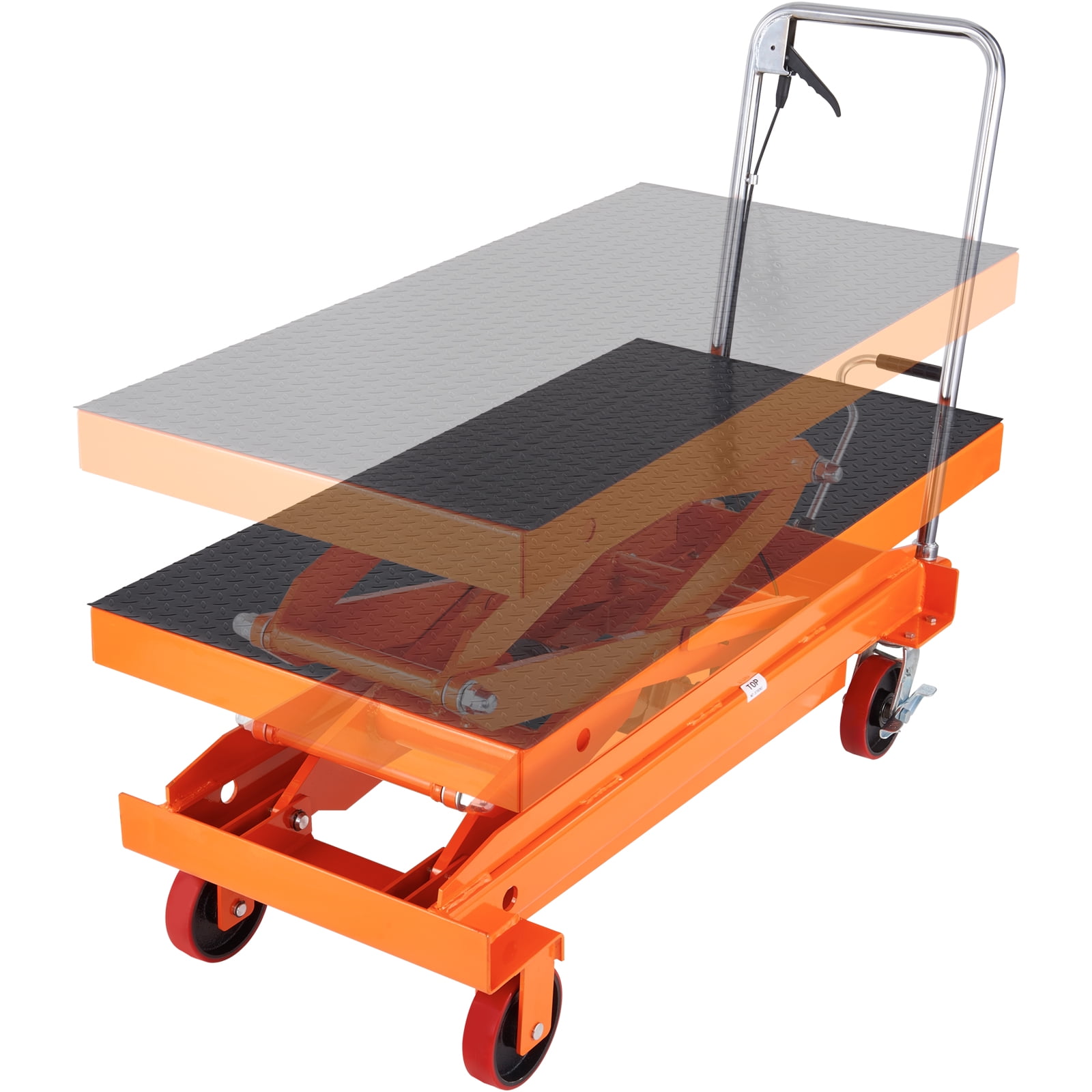 VEVOR Hydraulic Lift Table Cart, 1760lbs Capacity 59" Lifting Height ...