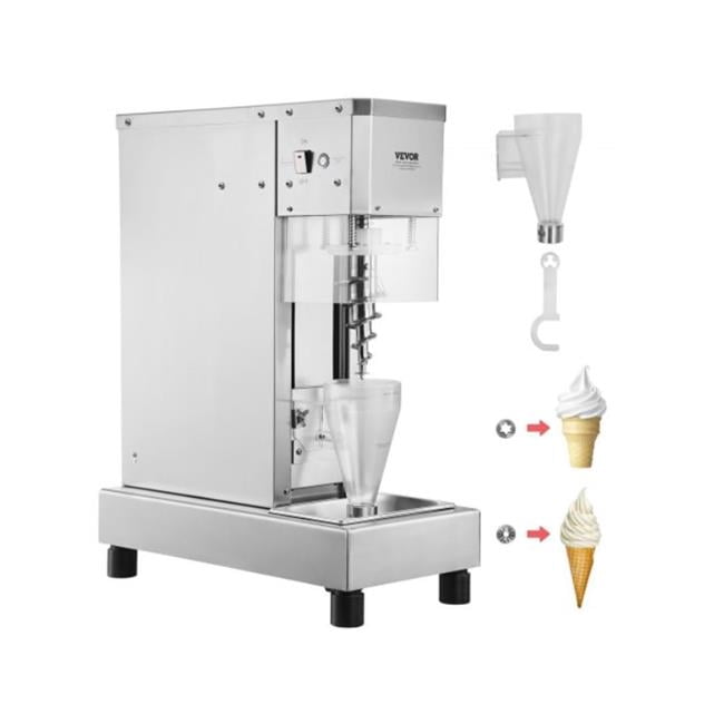 VEVOR Ice Cream Blender 750W Ice Cream Mixer Stir Machine 304 Stainless ...
