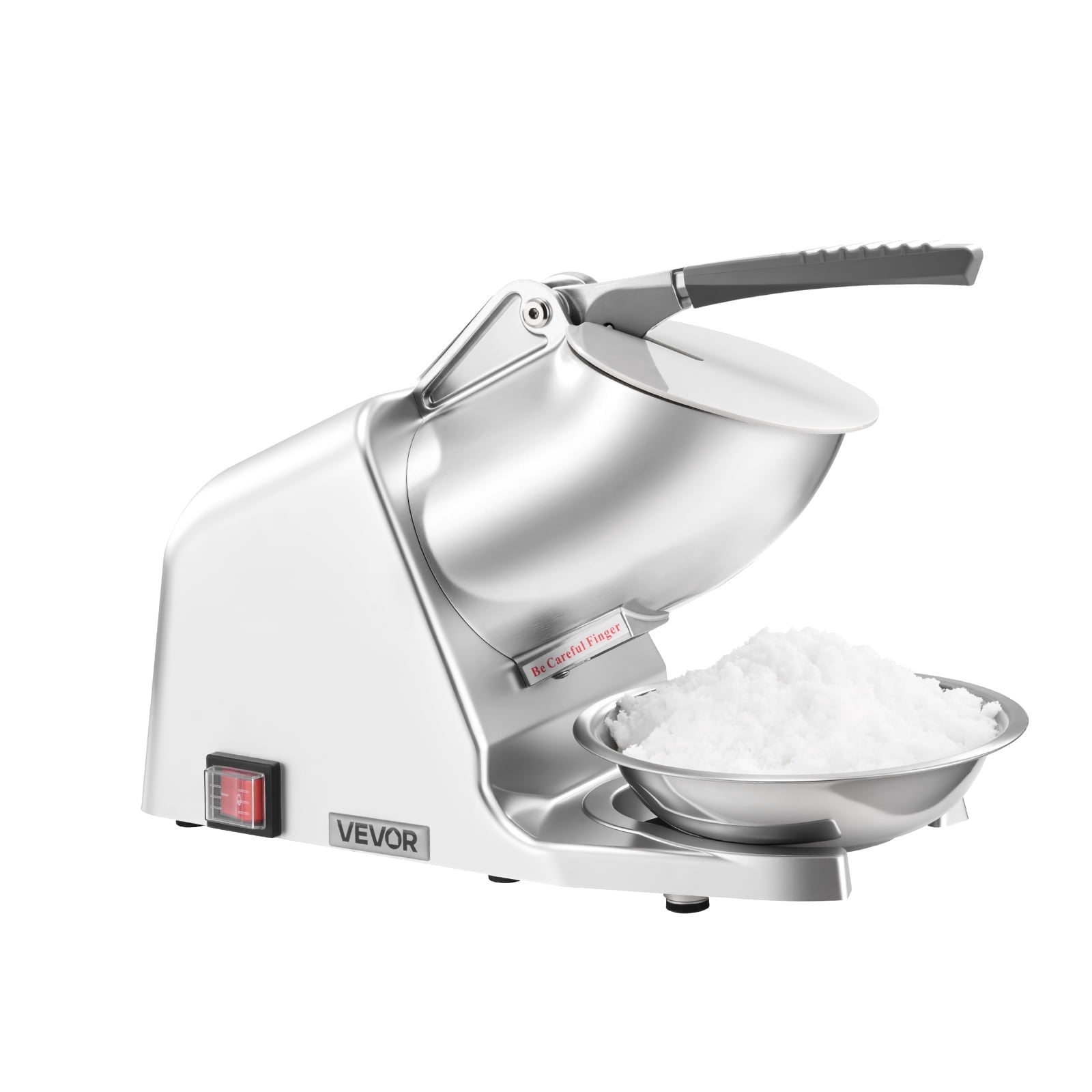 VEVOR Ice Crusher Machine, 300W Electric Snow Cone Maker, 4 Blades, 286 ...