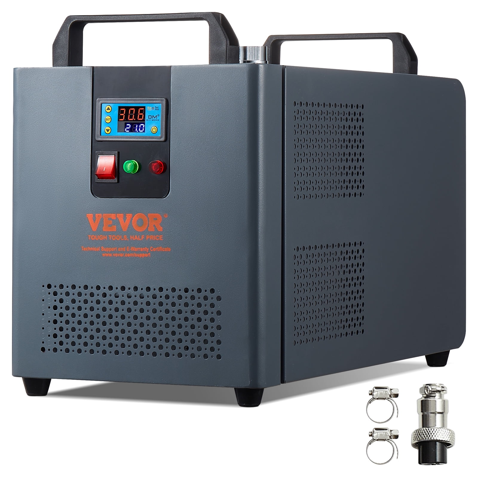 VEVOR Industrial Water Chiller, KH-6000, 200W Industrial Water Cooler ...