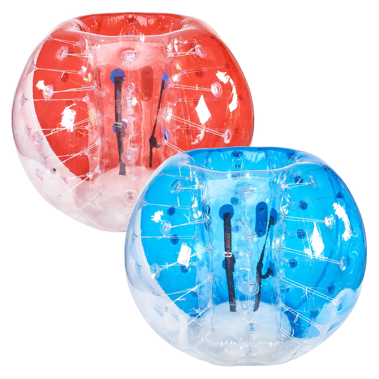 VEVOR Inflatable Bumper BallS 2-Pack 5FT/1.5M Sumo Zorb Balls for Teens ...