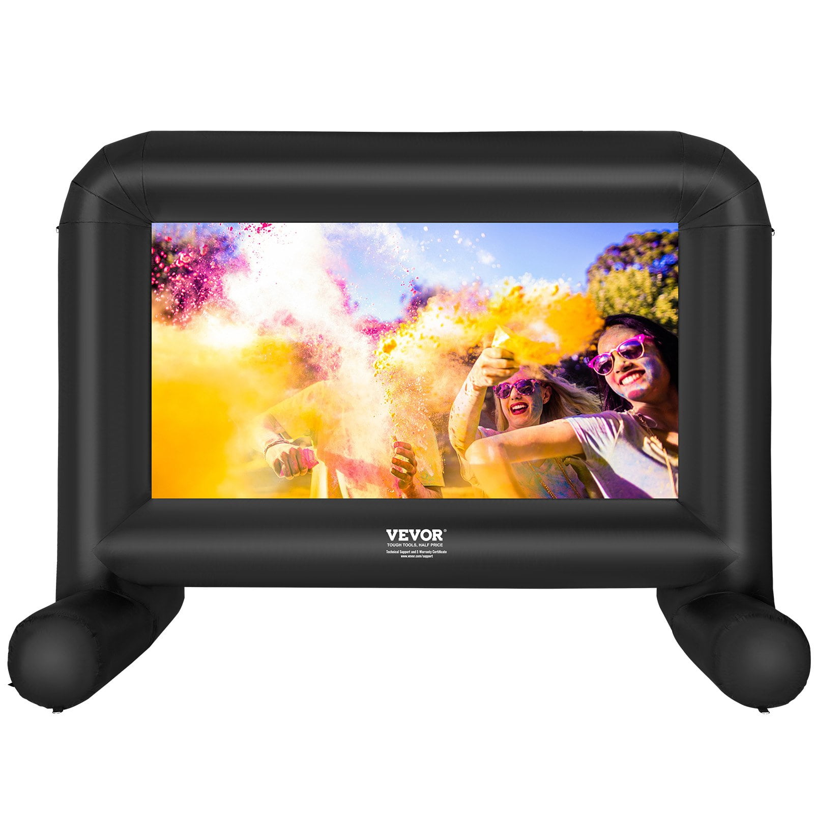 VEVOR Inflatable Movie Screen, 14 FT (168inch)Inflatable Projector ...