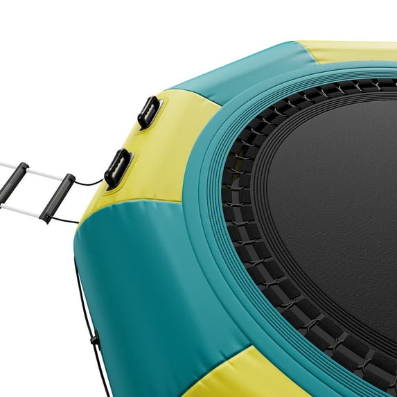 VEVOR Inflatable Water Bouncer, 10ft Recreational Water Trampoline ...