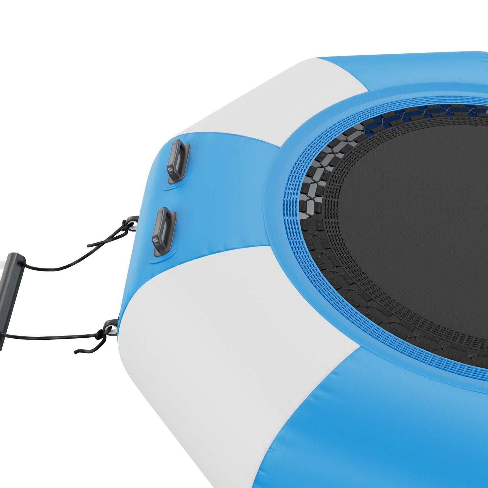 VEVOR Inflatable Water Bouncer, 6.5ft Recreational Water Trampoline ...