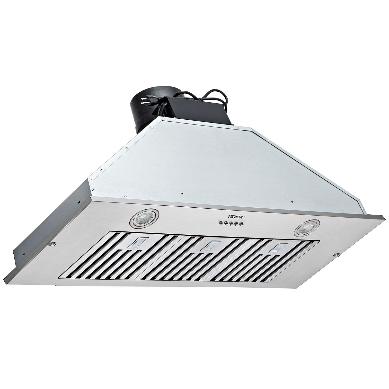 VEVOR Insert Range Hood 800CFM 3-Speed Inch Stainless Steel Built-in ...