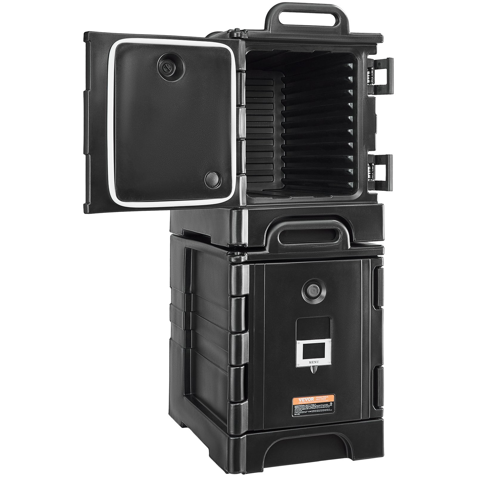 VEVOR Insulated Food Pan Carrier, Stackable Catering Dish Box, 81 Qt ...